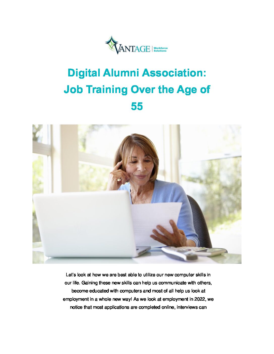 August 22 | VANTAGE Aging